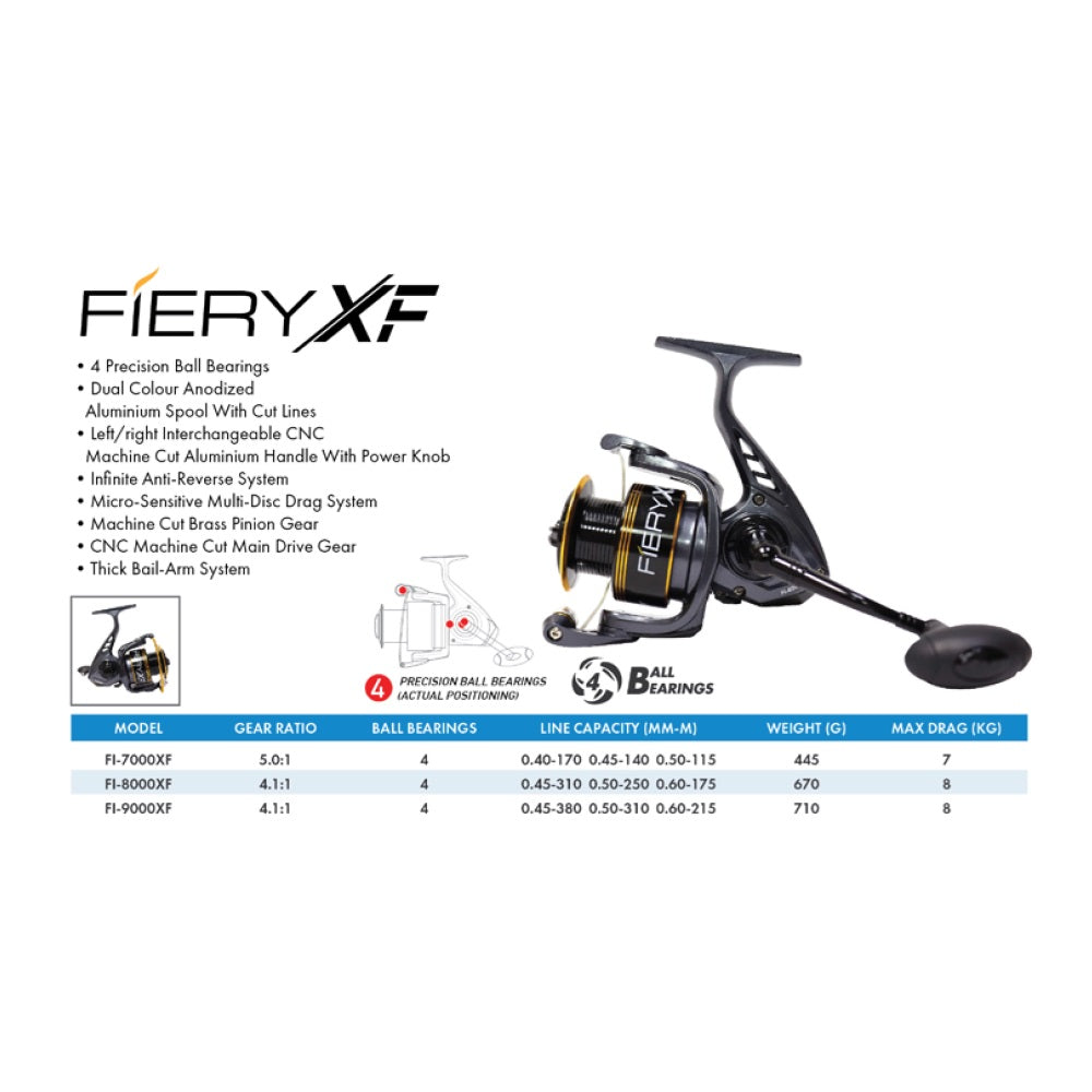 Pioneer Fiery XF Fishing Reel – Mahigeer Water Sports